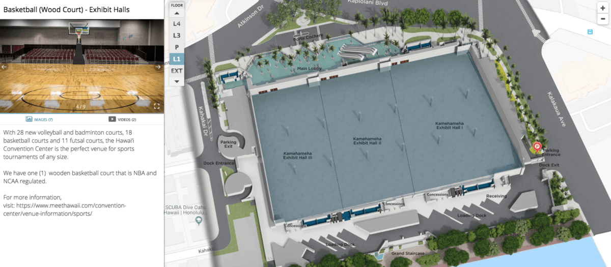 Hawaii Convention Center Showcases its Unique Style and Spaces with 3D ...