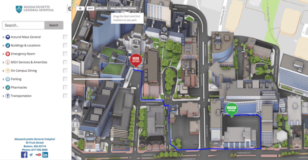 Digital Wayfinding for Hospitals - Concept3D