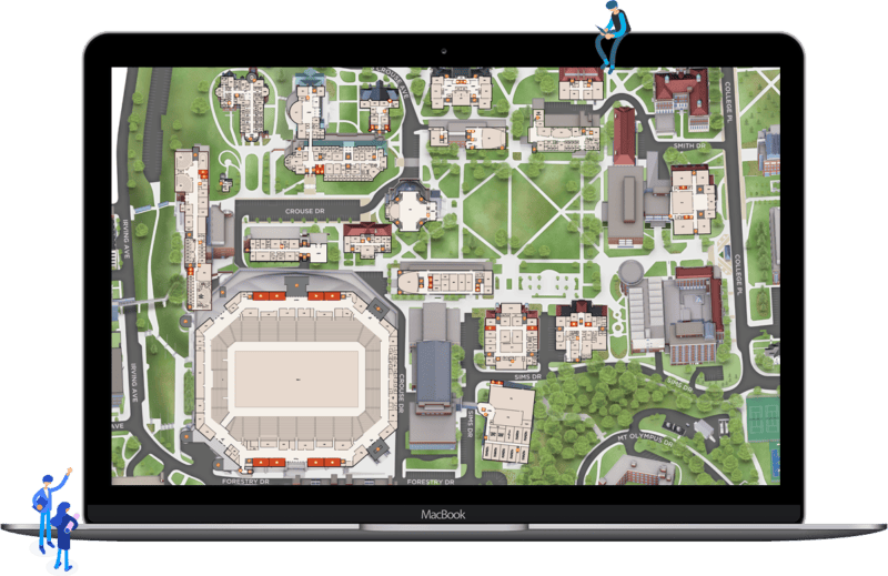 3D Rendered Virtual Tour, Mapped 3D Buildings | Concept 3D