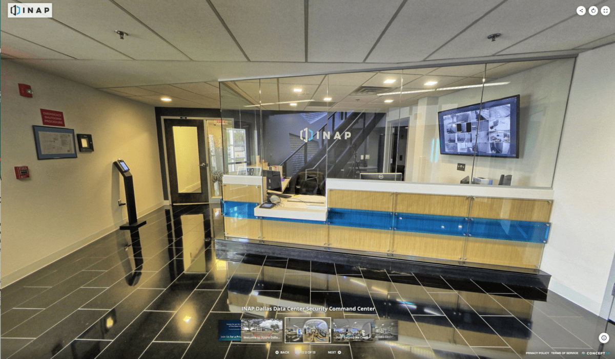Data Center Differentiation with Virtual Tours | Concept3D