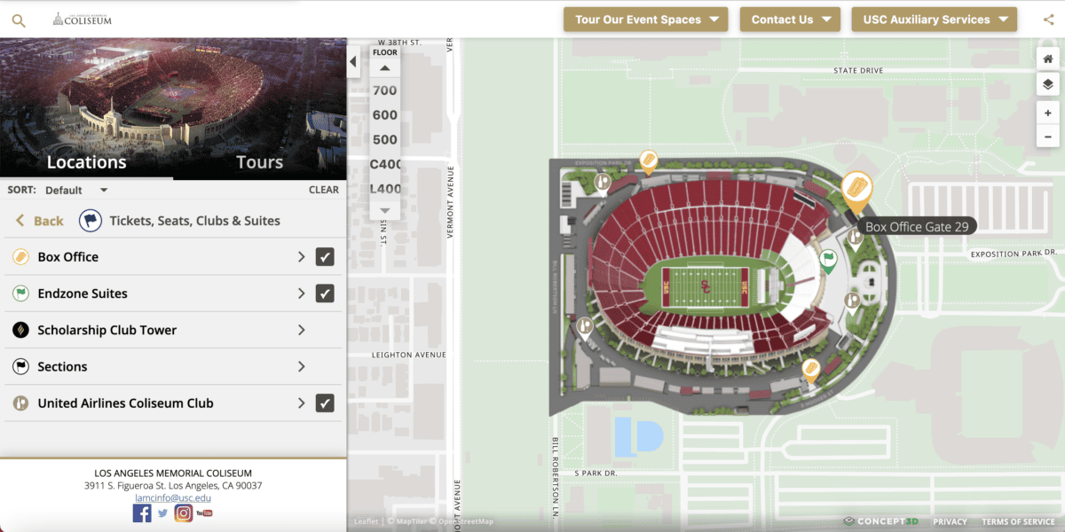 How Interactive Maps Can Elevate the Sports Fan Experience - Concept3D
