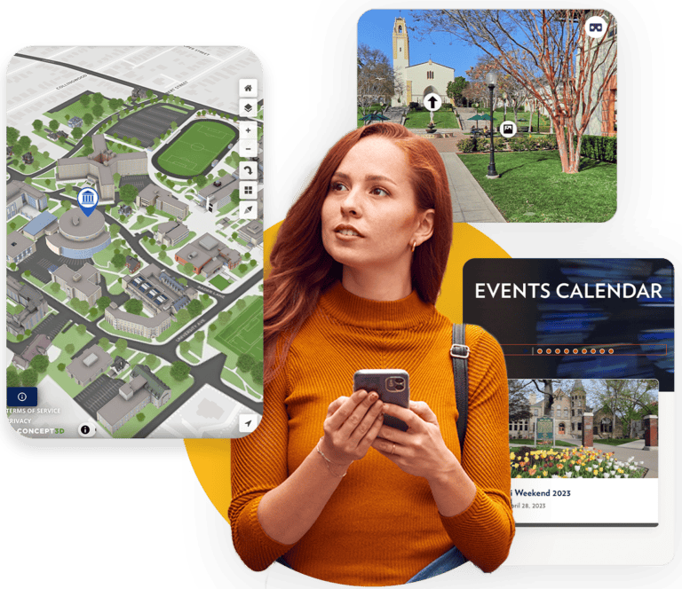Interactive Campus Maps, Virtual Tours, & Event Calendar | Concept3D