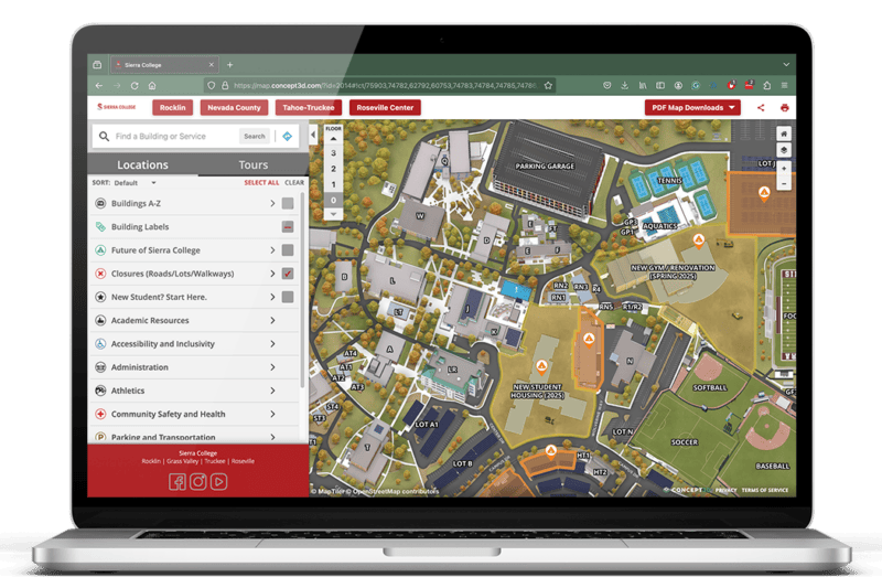Sierra College | Case Studies | Concept3D